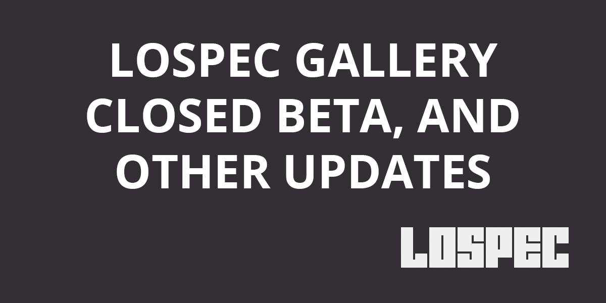 Lospec Gallery Closed Beta, And Other Updates