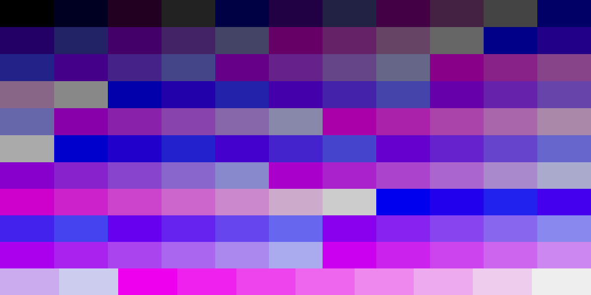 120 color palette #2 Palette