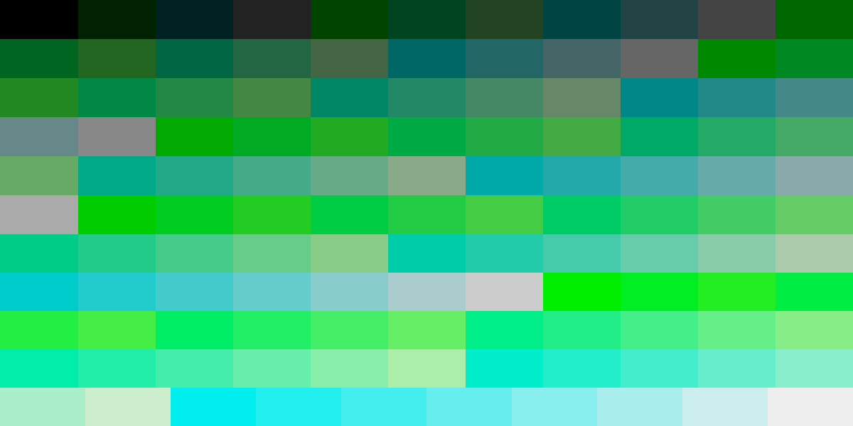 120 color palette #3 Palette