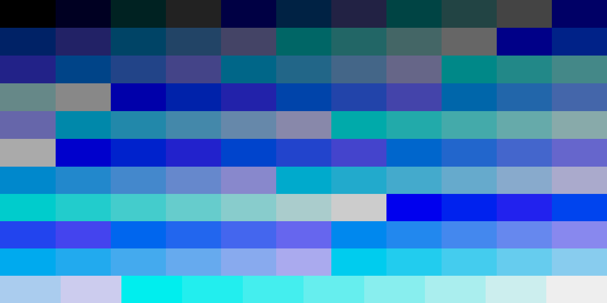 120 color palette #4 Palette