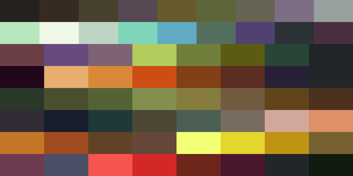 a lot of colors Palette