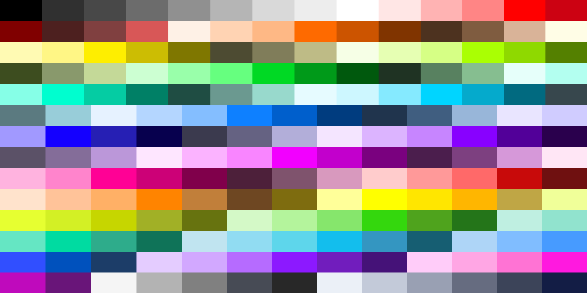 Aap-128 more colors part 2 Palette