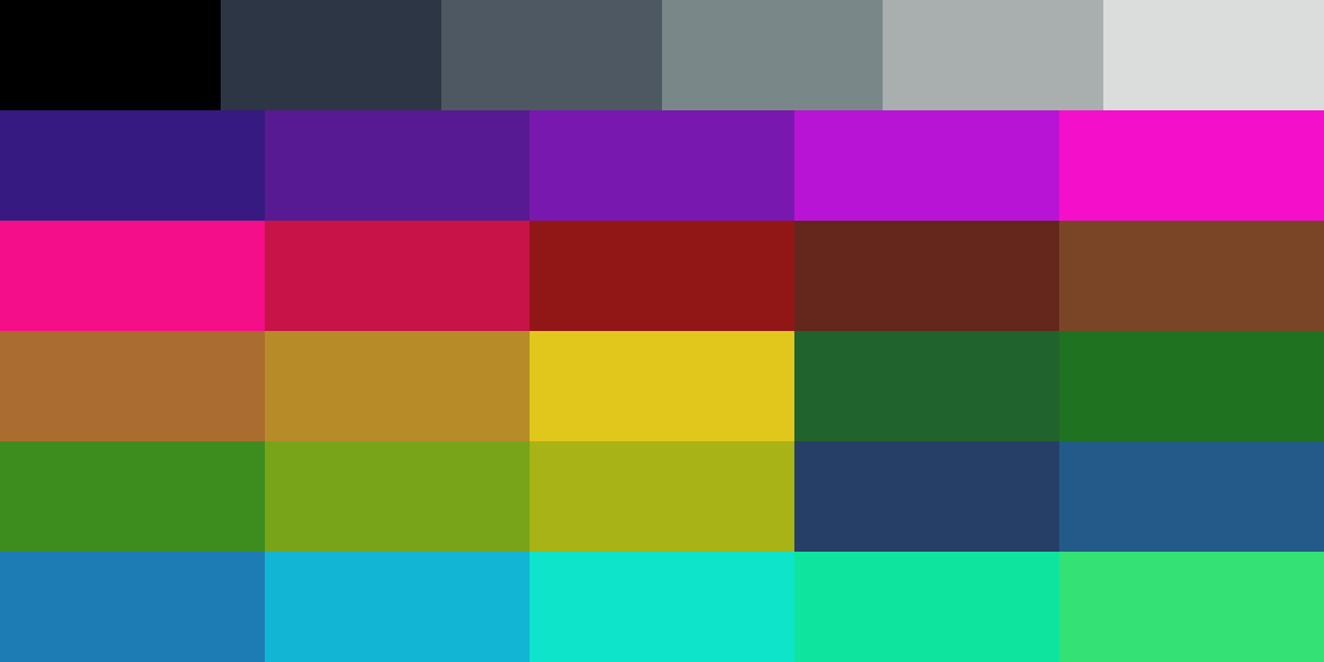 Alien Planet - Color Explosion Palette