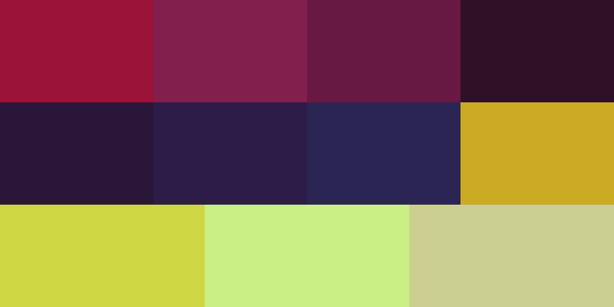 Amethyst and gold mines Palette