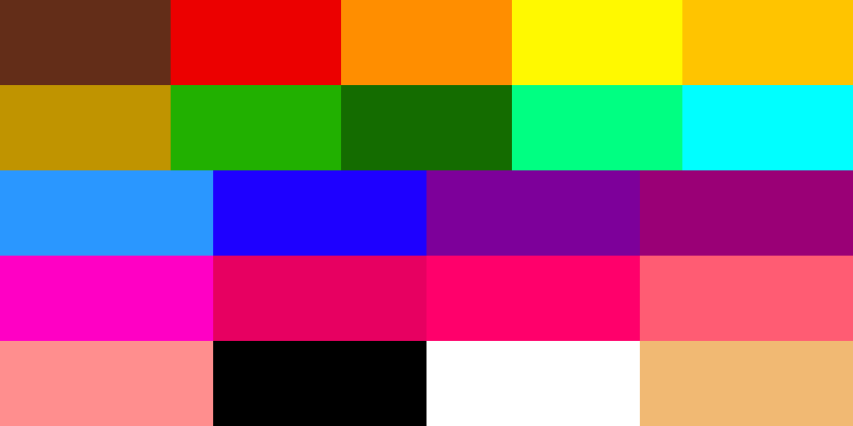 Basic Colors Palette