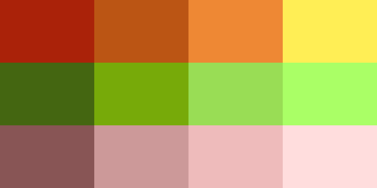 Blocky realm Palette