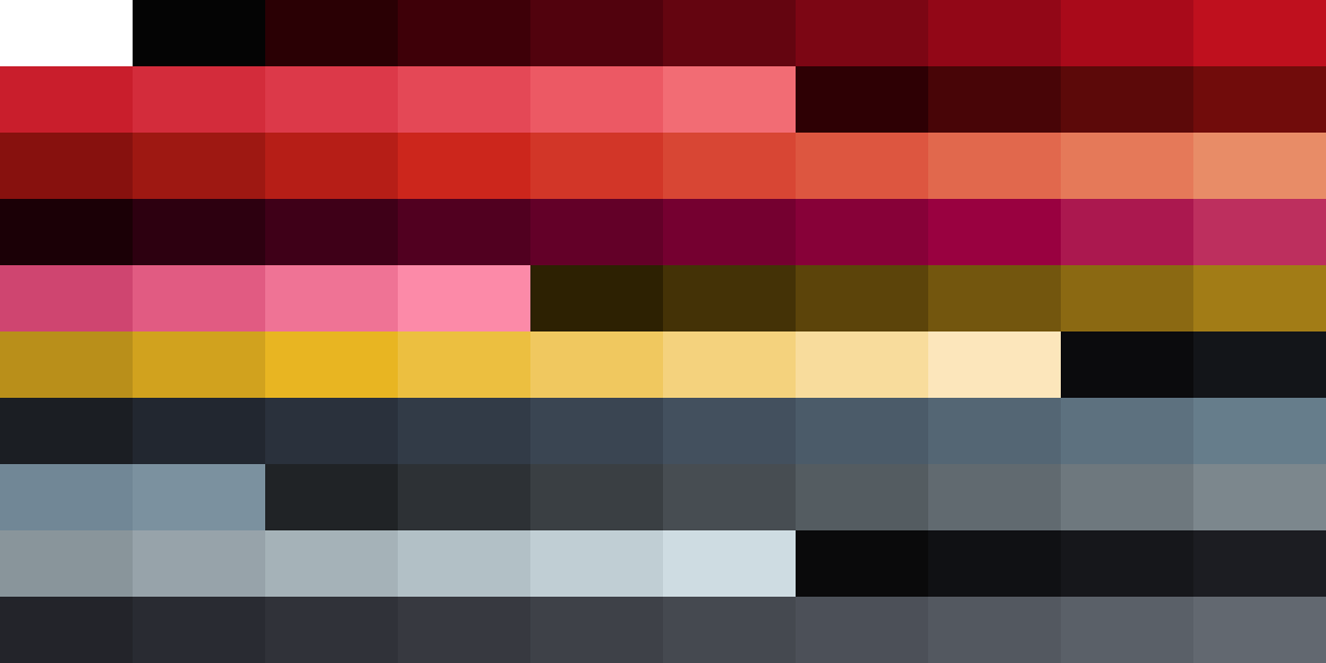 Blood Guts and Metal Palette