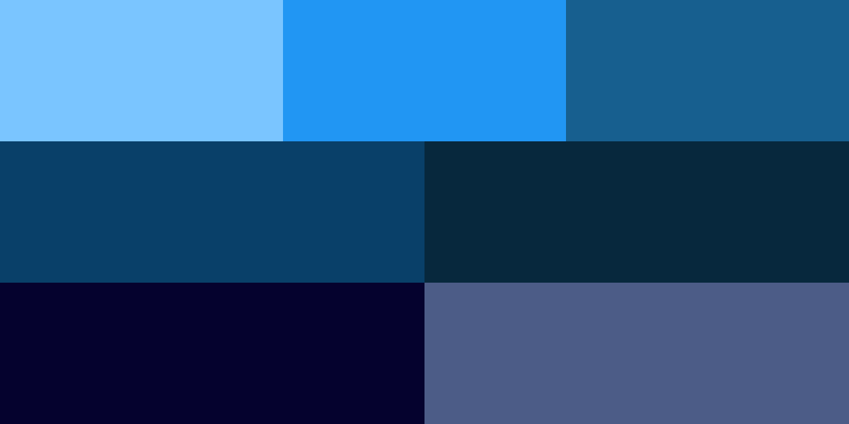 Blue test Palette