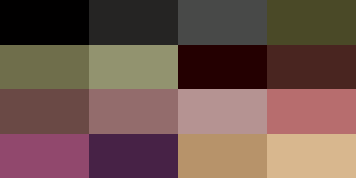 Buckshot Roulette Palette