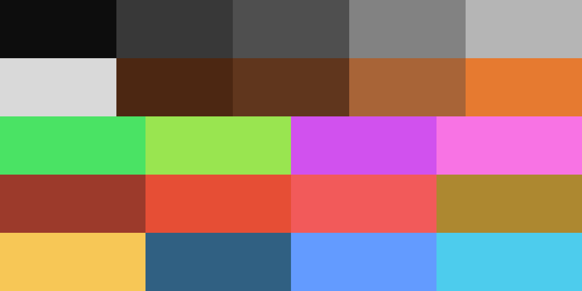 Noir Color Palette