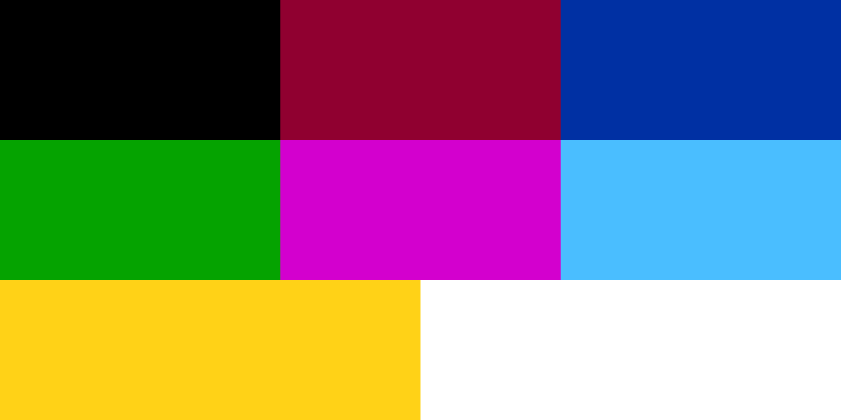 COLORBLIND 8 Palette