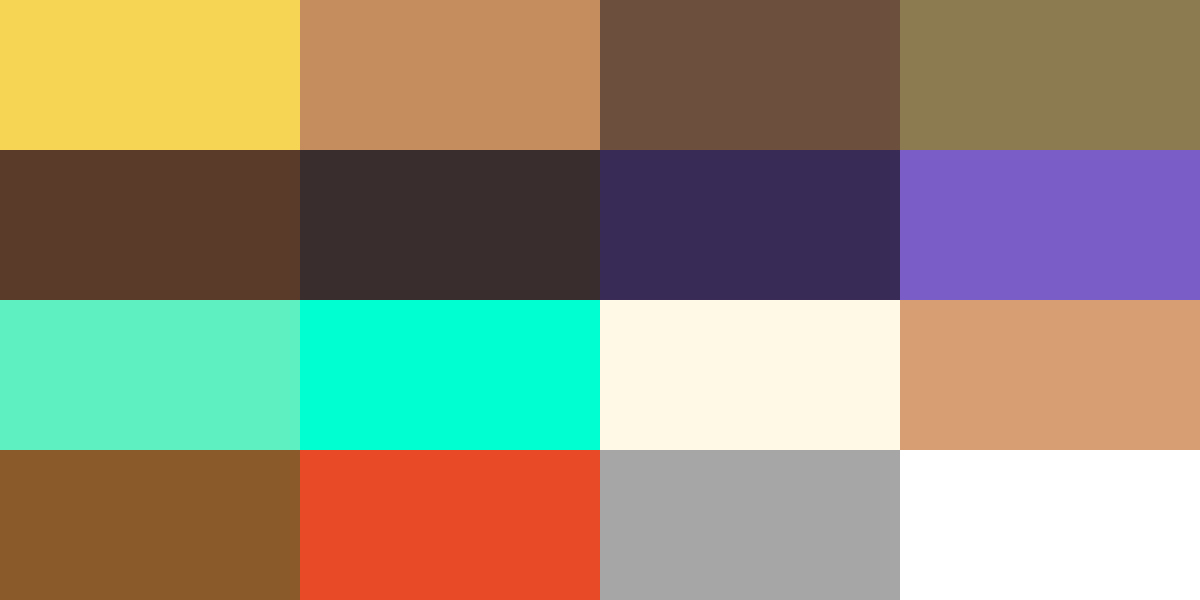 Cosmic wasteland Palette