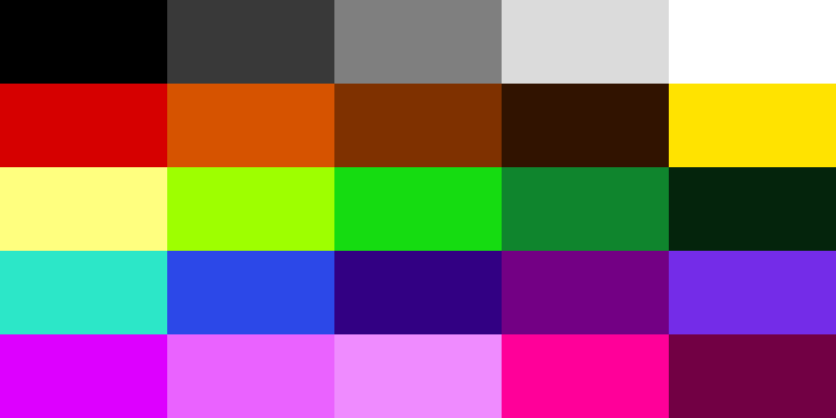 cRBLX25 Palette