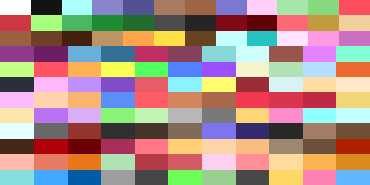 Dandy's World Toons Pallete Palette
