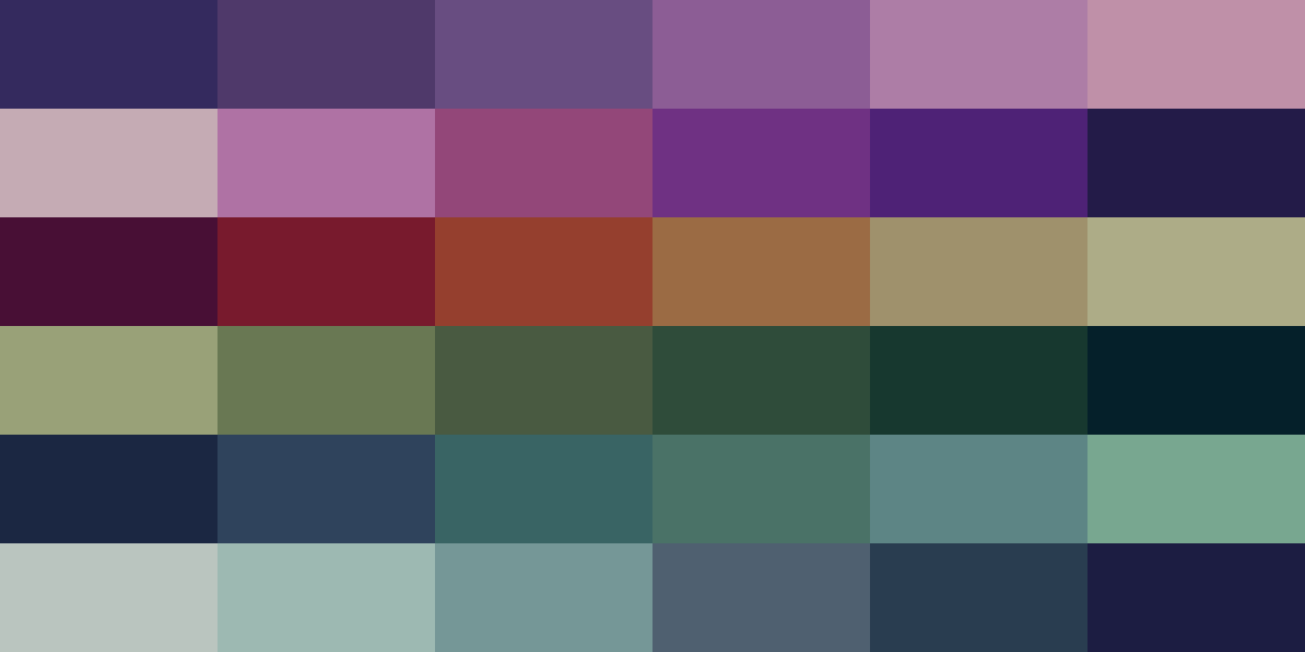 Dead Knights Dark Lights 36 Palette