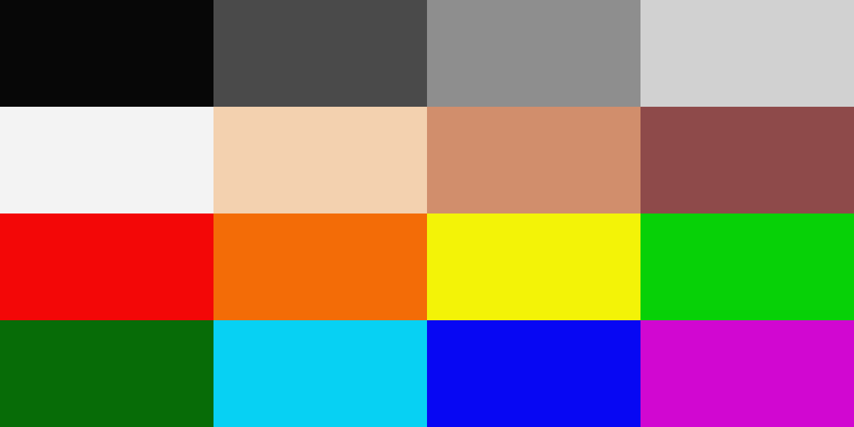 Deluxe Paint Atari ST Palette