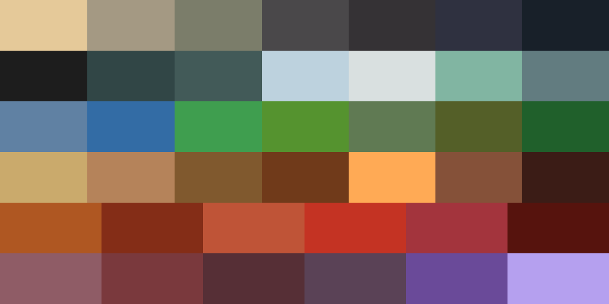 Dragon Scales Palette