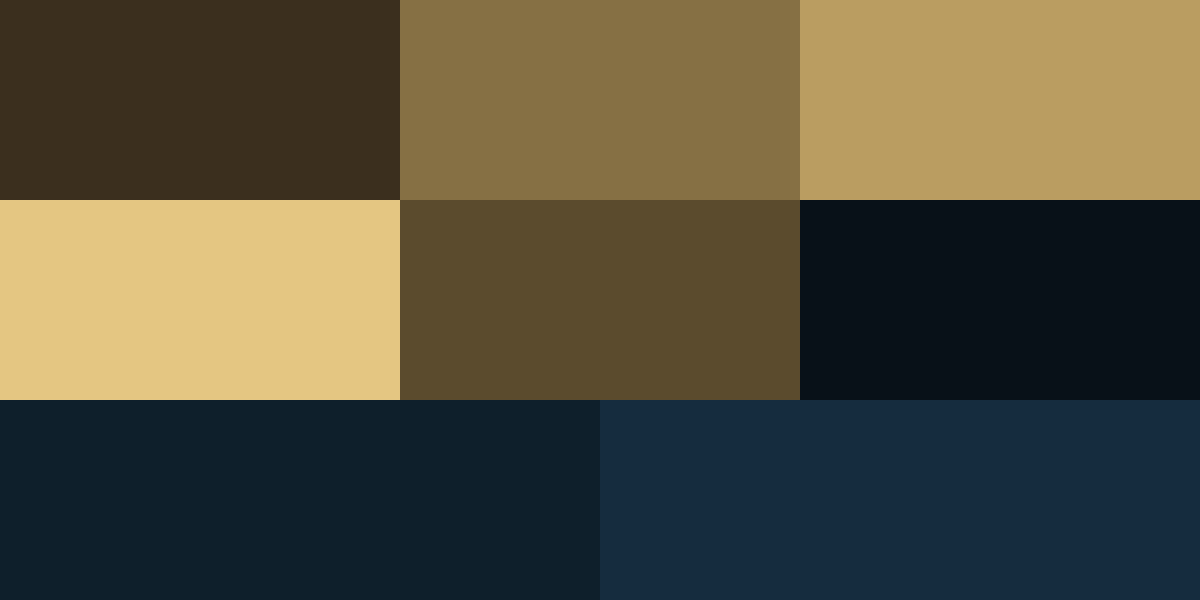 Dragon Sepia x Blue Palette