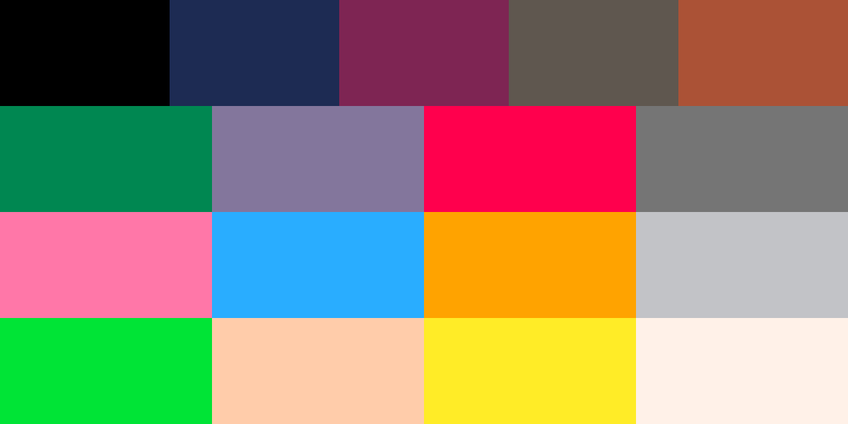 Everyone Draw Website Pallete Palette