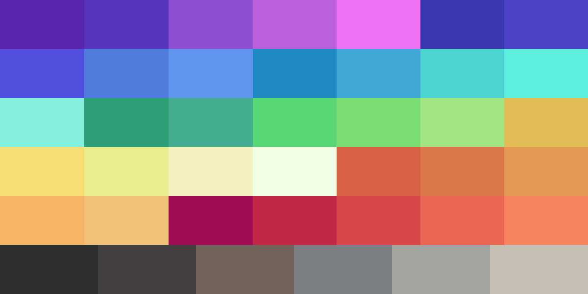 Extreme Vibrancy 41 Palette