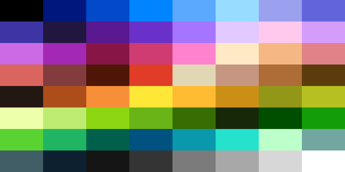 Famicube Reordered Palette