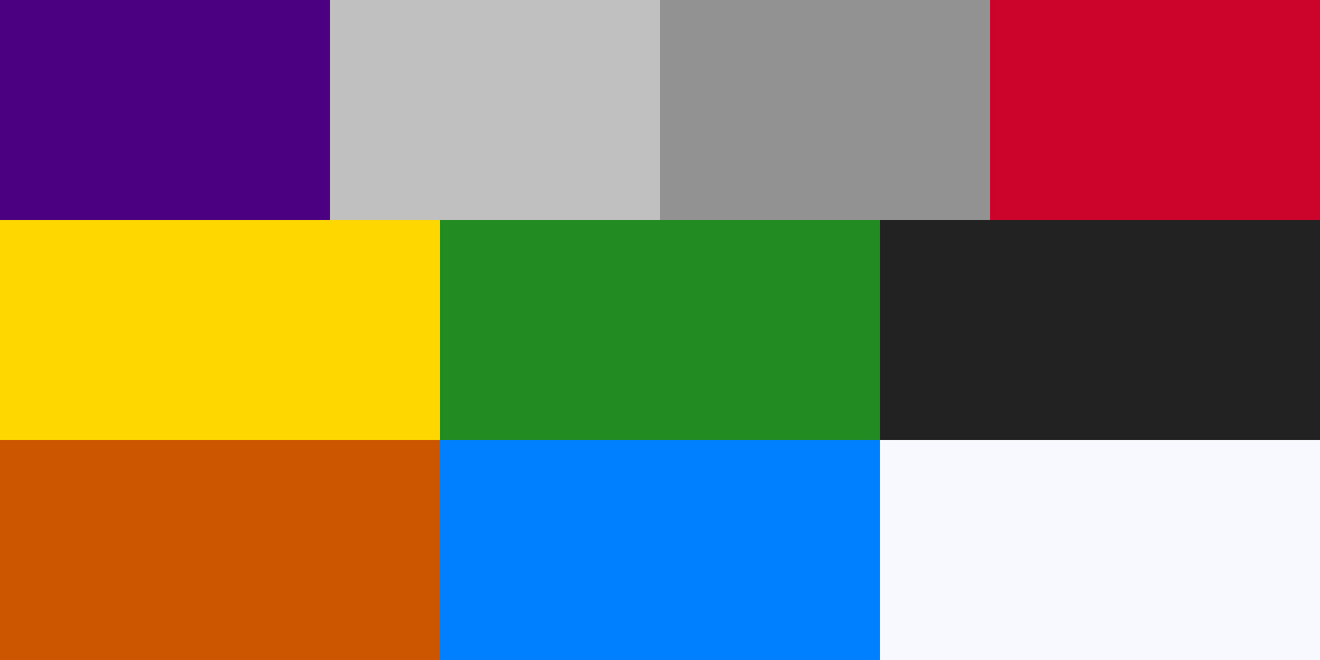 Five Patron Saints Palette