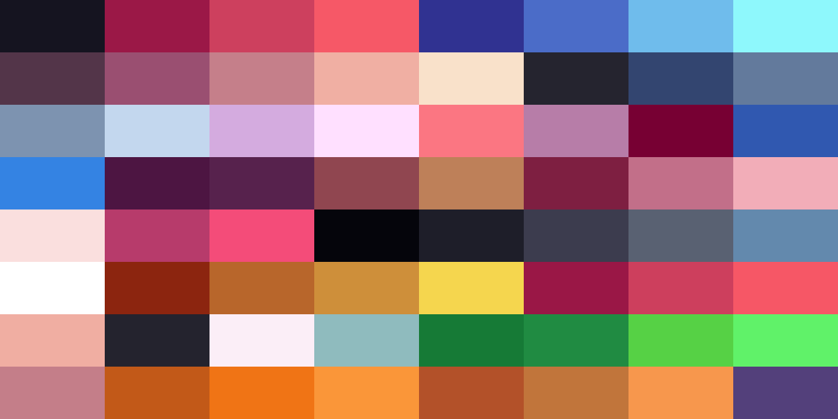 FNF Week 6 Palete color Palette
