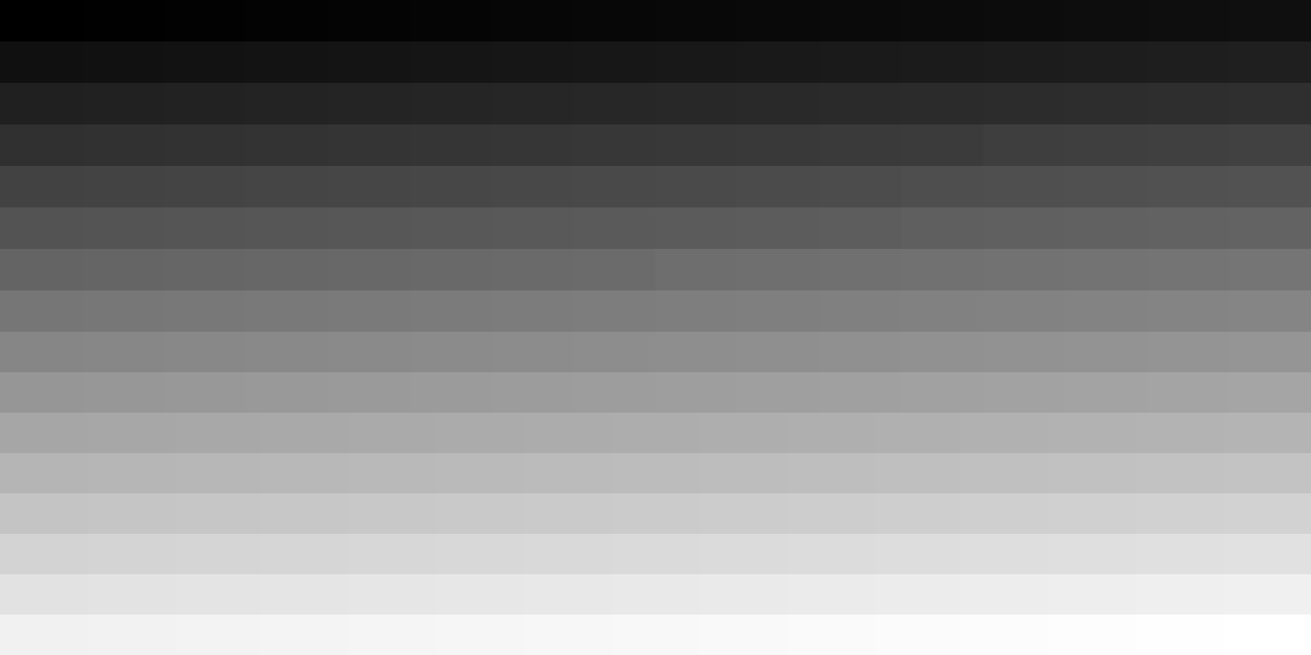 Full Grayscale Palette