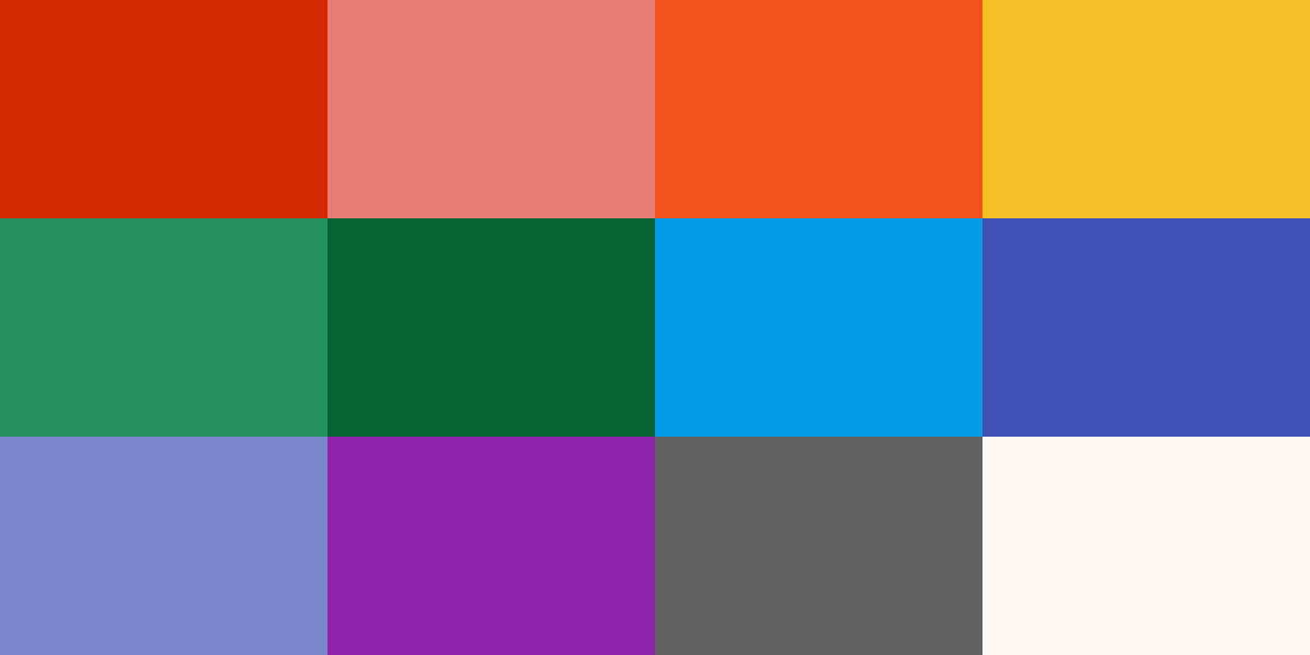 Google Calendar Palette