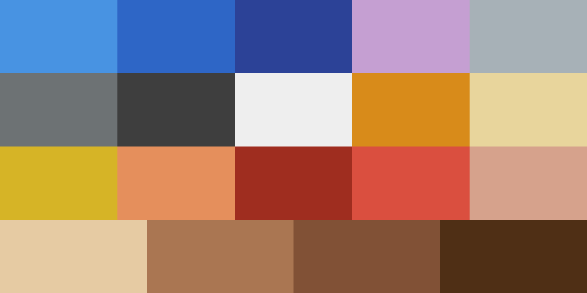 HABBO COLORS Palette