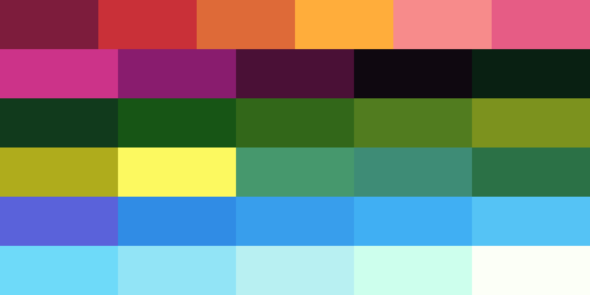 Hiding in the wildflowers Palette