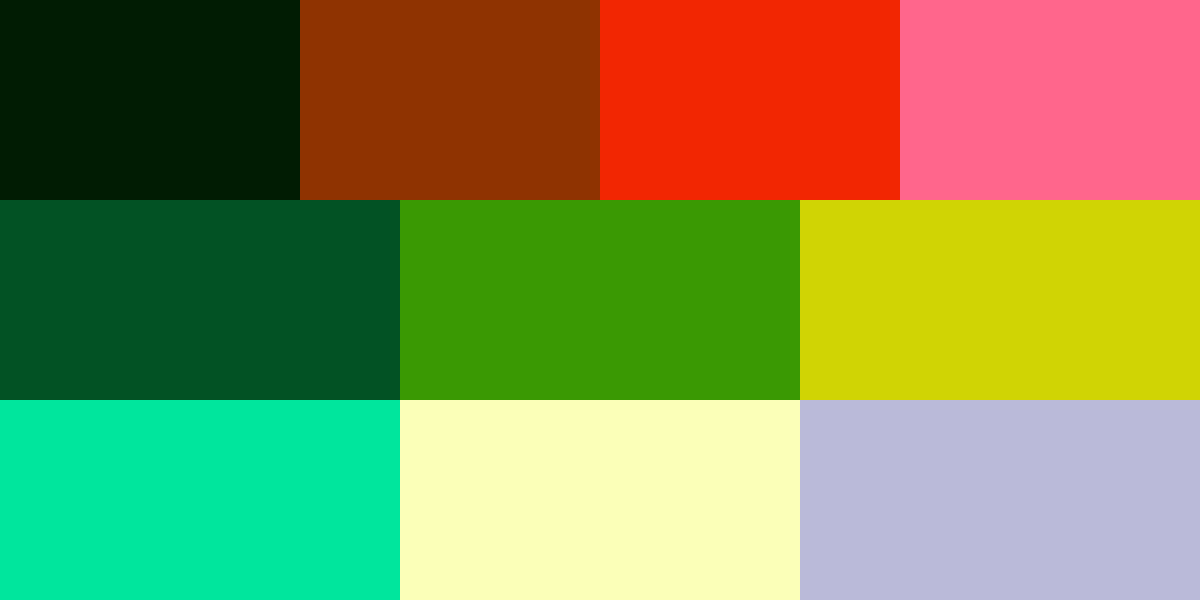 Infection 10 Palette
