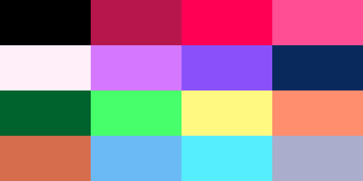 Kaleidoscope Palette