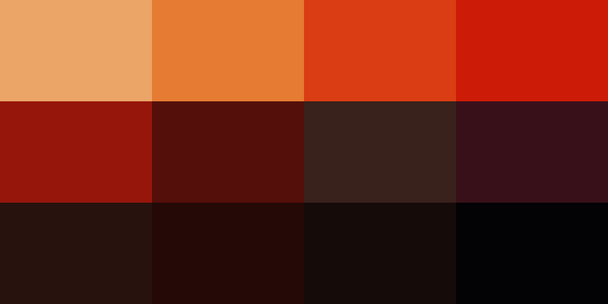 lava has the viscosity of ketchup Palette