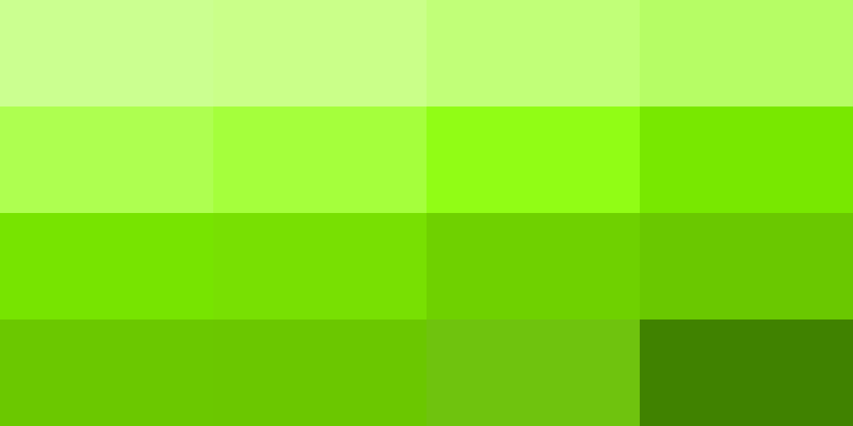 Lighterned lime lighter lime light lime lime dark lime darker li Palette