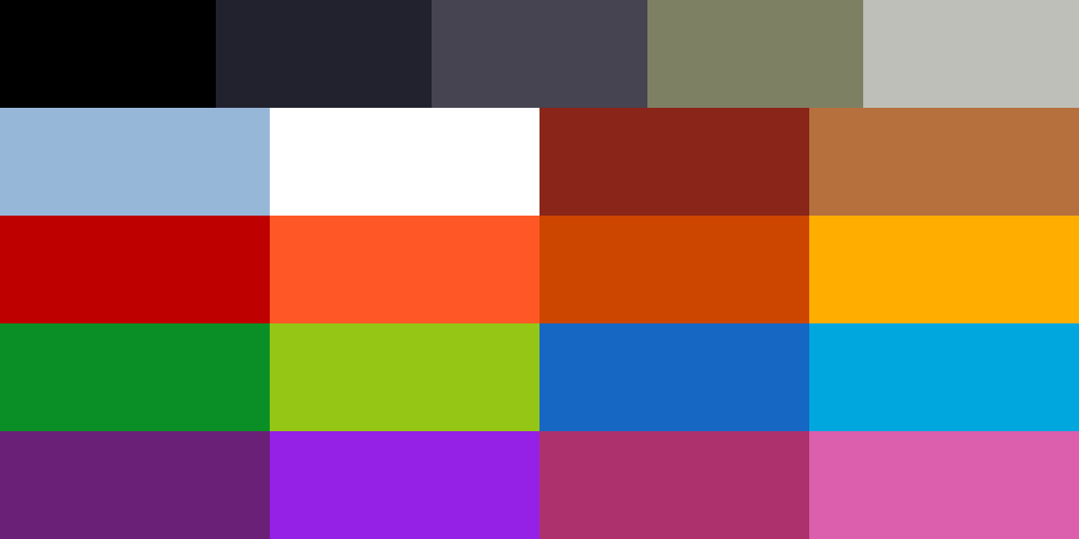 Lospec Emoji Palette