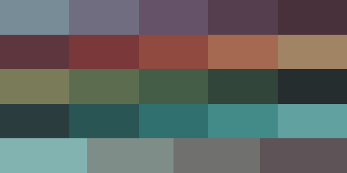 Lovecraftian Lens Palette