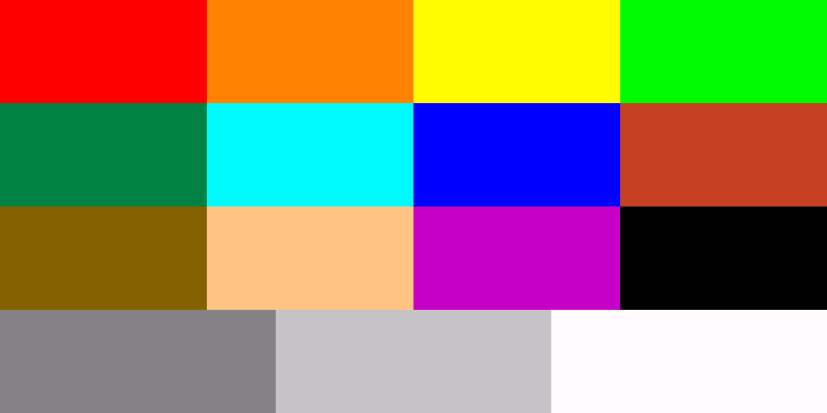Mario Paint Palette
