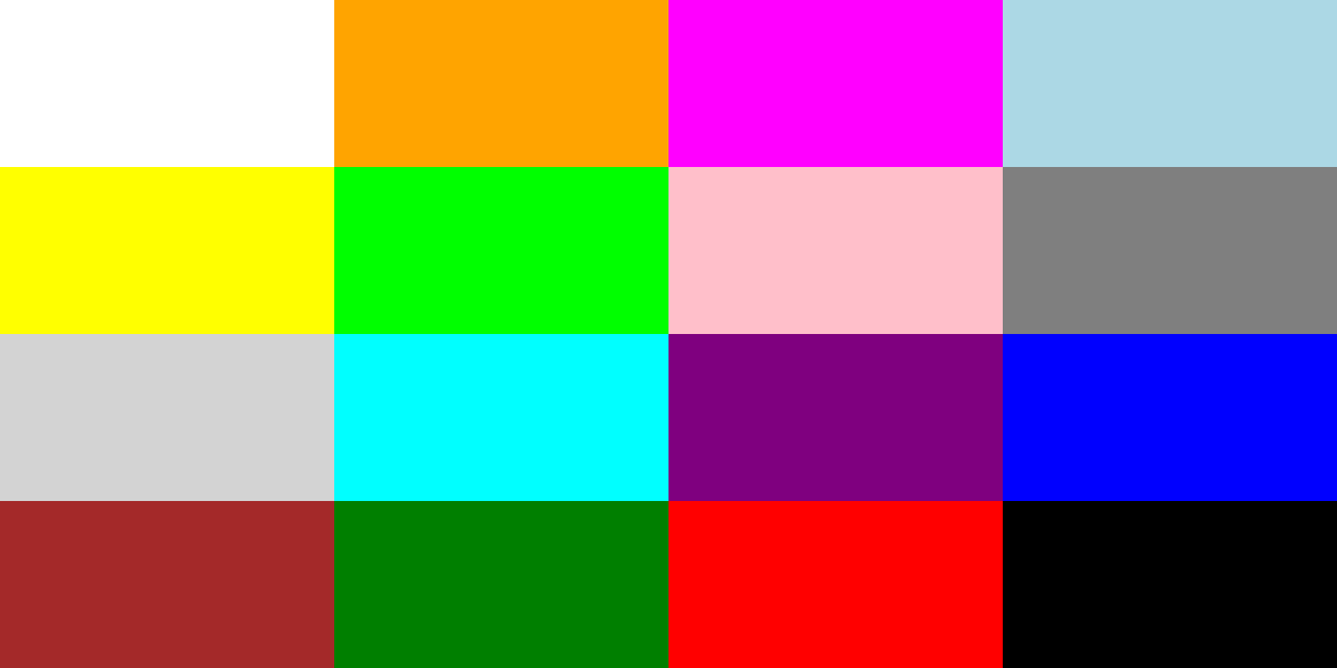 Mega Voxels Schematic Palette