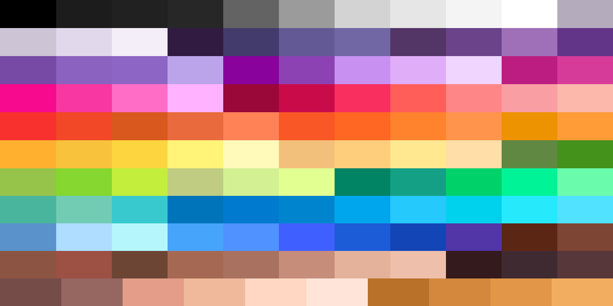 Microsoft Fluent Palette