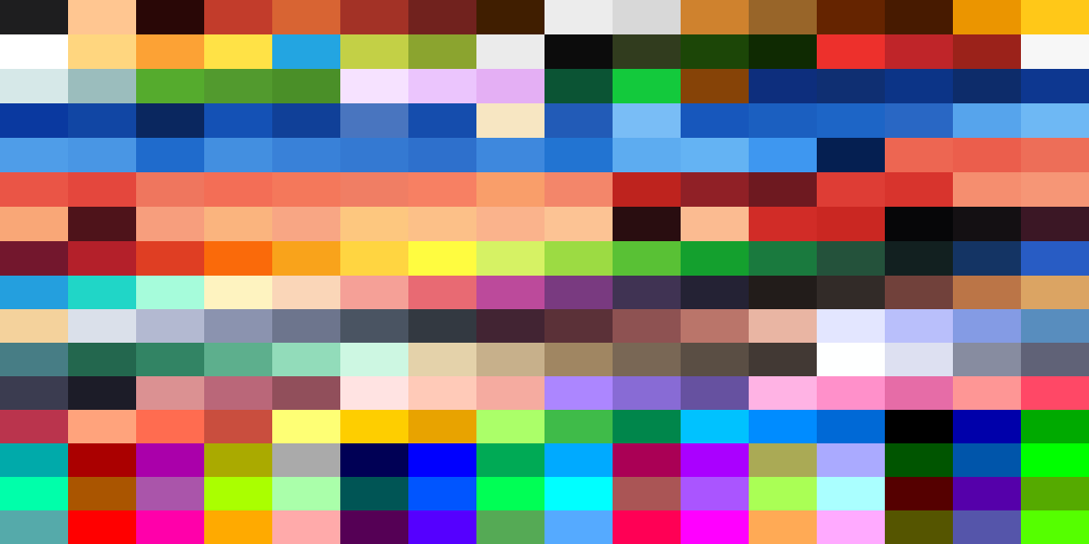 Mincraft vs Roblox game Palette