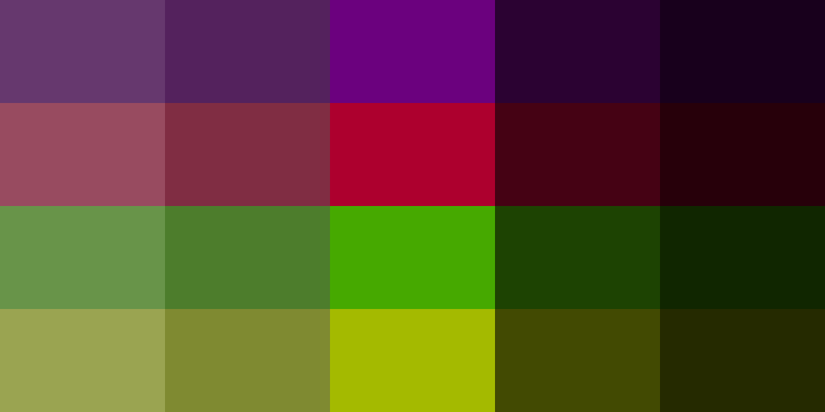 Muted Colors Palette