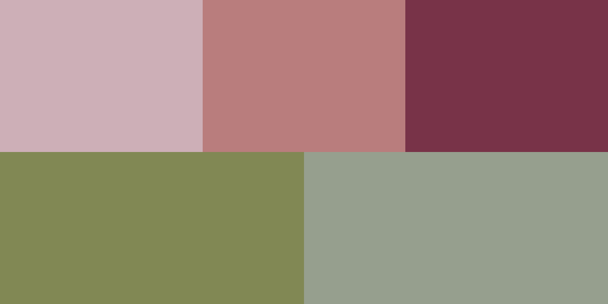 Muted Rose & Leaf Palette