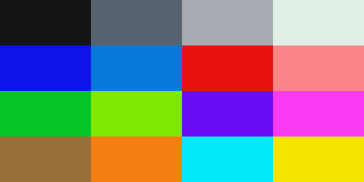 My new 16 color palette Palette