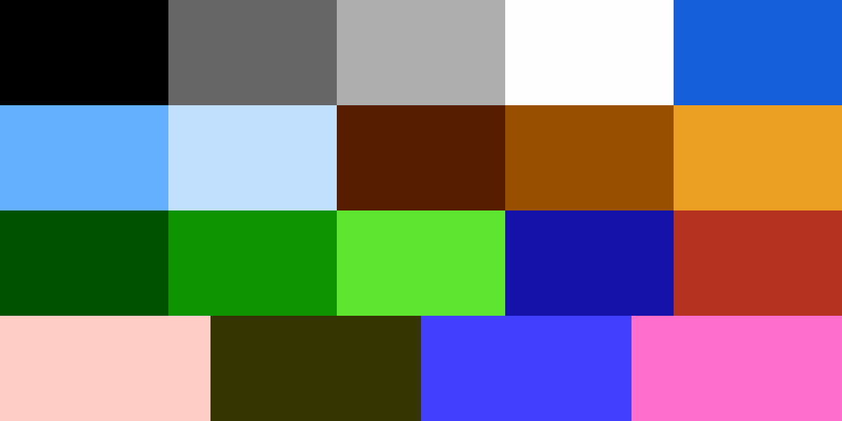 Optimized NES Sprites Palette