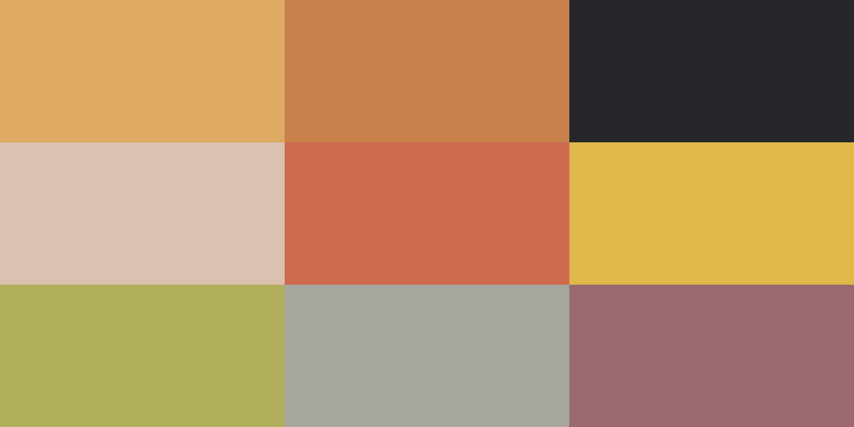 Painted Parchment 9 Palette