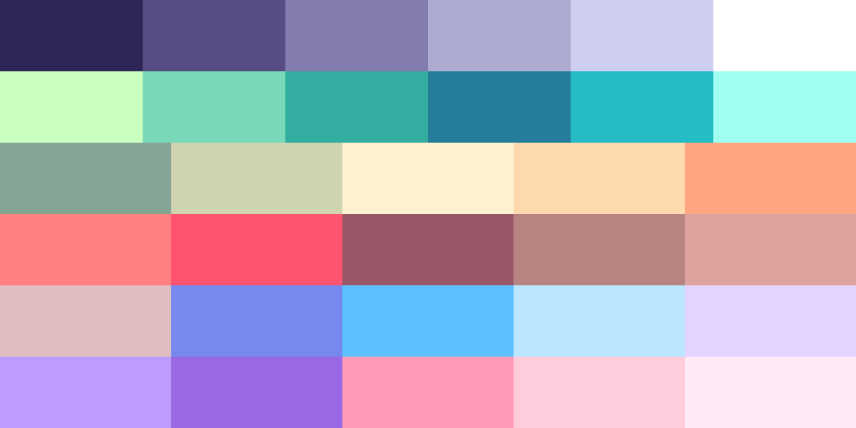 PASTEL HORIZON PLUS Palette