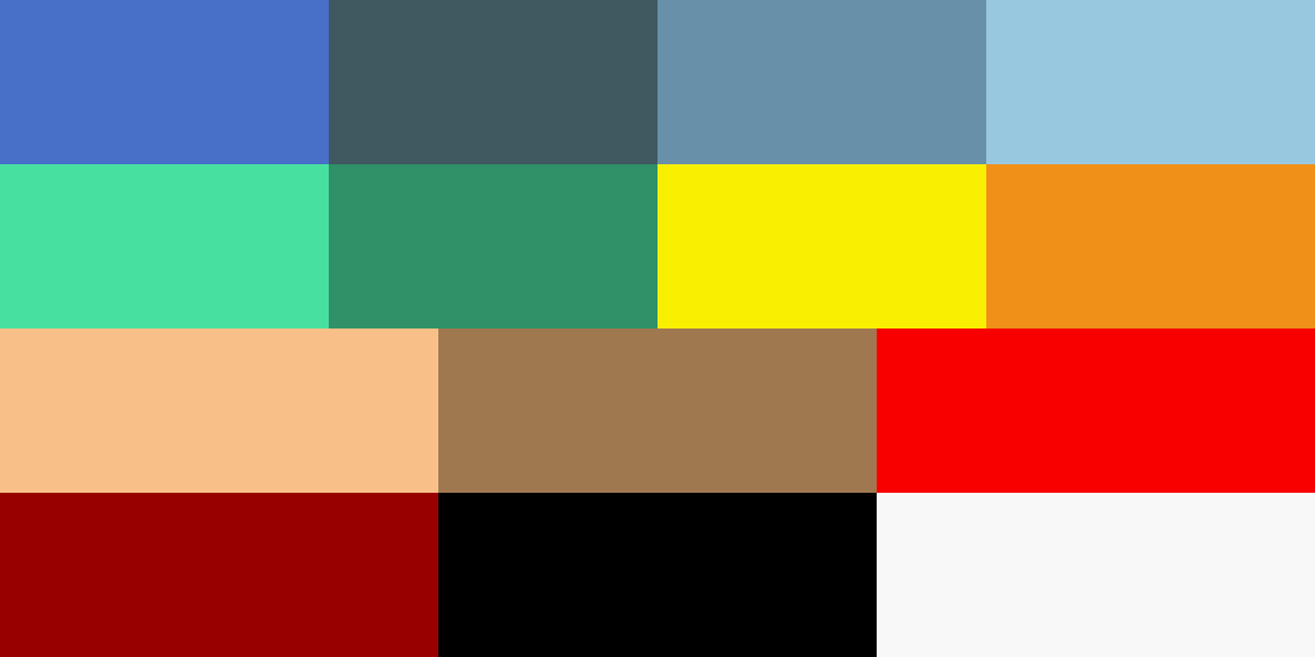 Phineas and Ferb DS Item palette Palette