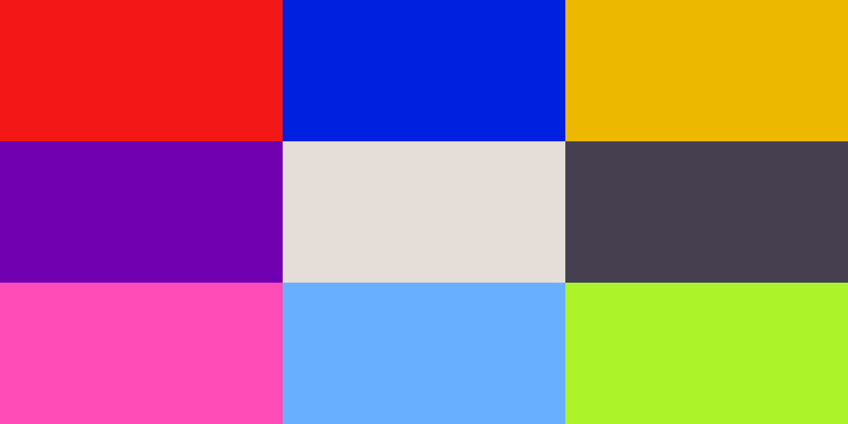 Pikmin Types Palette