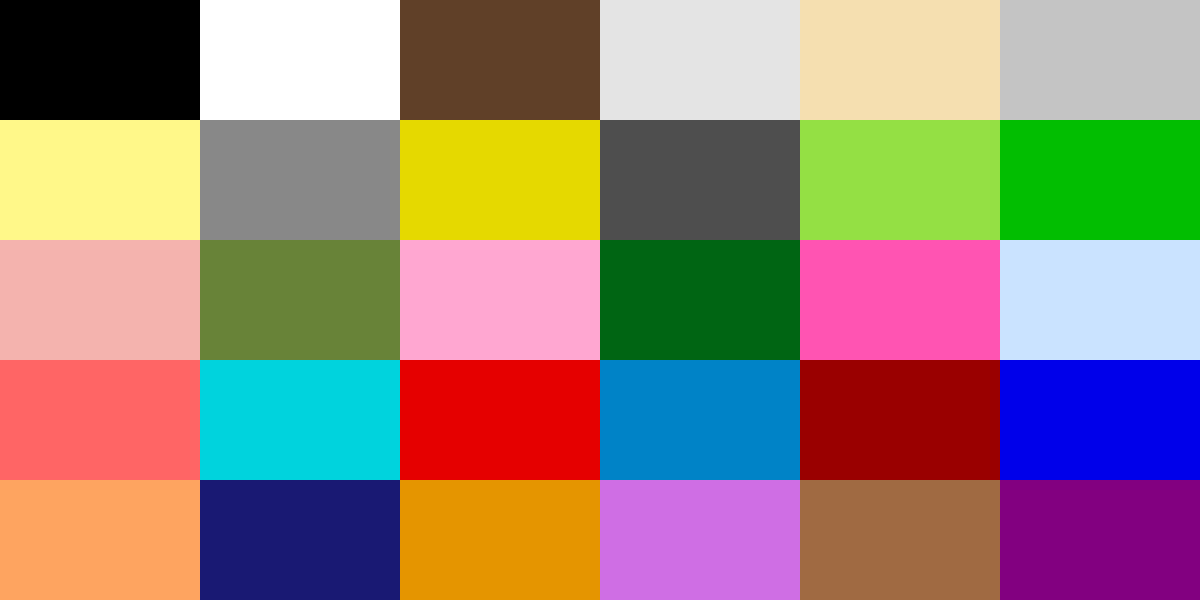 Pixel planet palette Palette